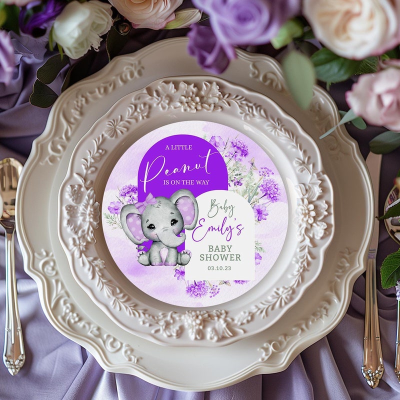 Elephant Plate - Etsy