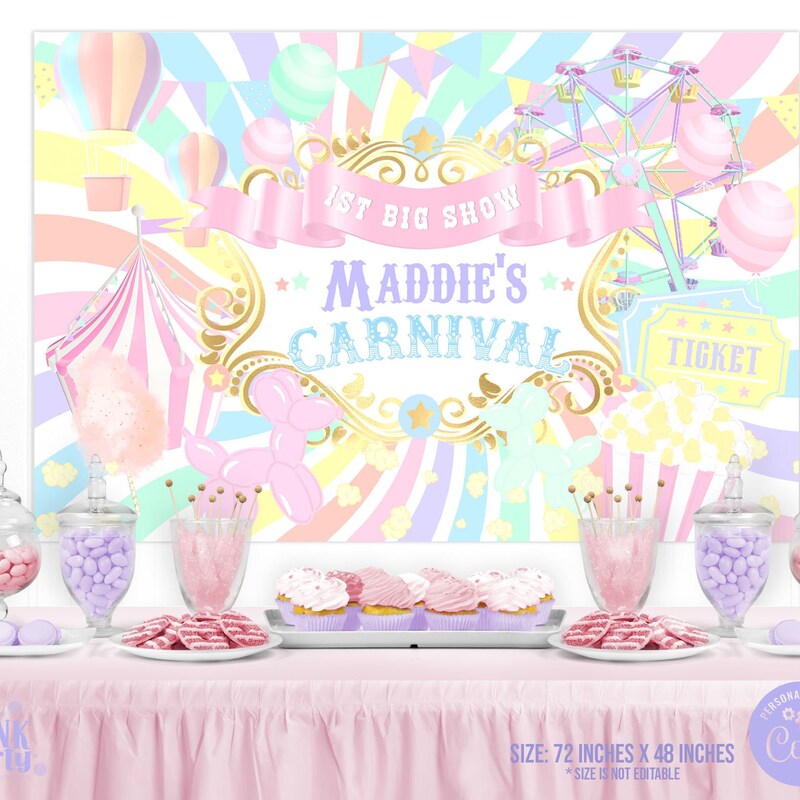 Carnival Backdrop - Etsy