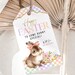 Easter Thank You Tag, Template Printable, Easter Bunny Template Favor ...