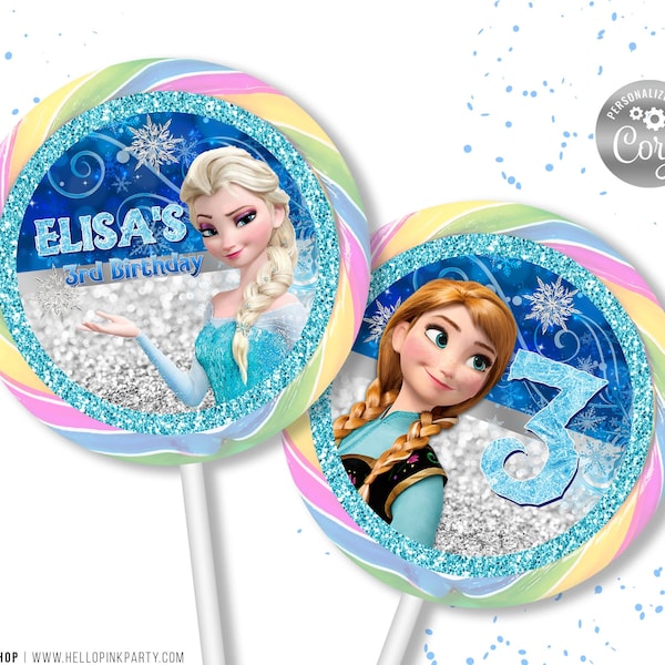 Frozen Party Favors - Etsy