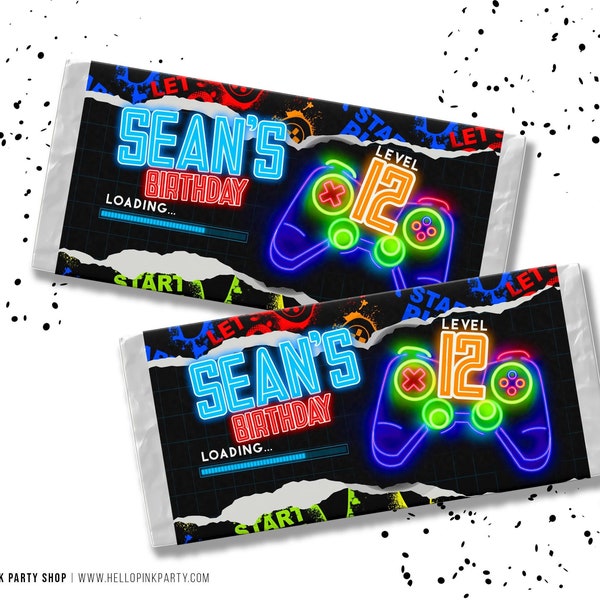 Gaming Birthday Party Candy - Etsy