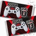 Gamer Birthday Candy Bar Wrapper, Template Printable, Gaming Birthday ...