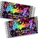 Editable Art Paint Splatter Birthday Water Label, Printable Template ...
