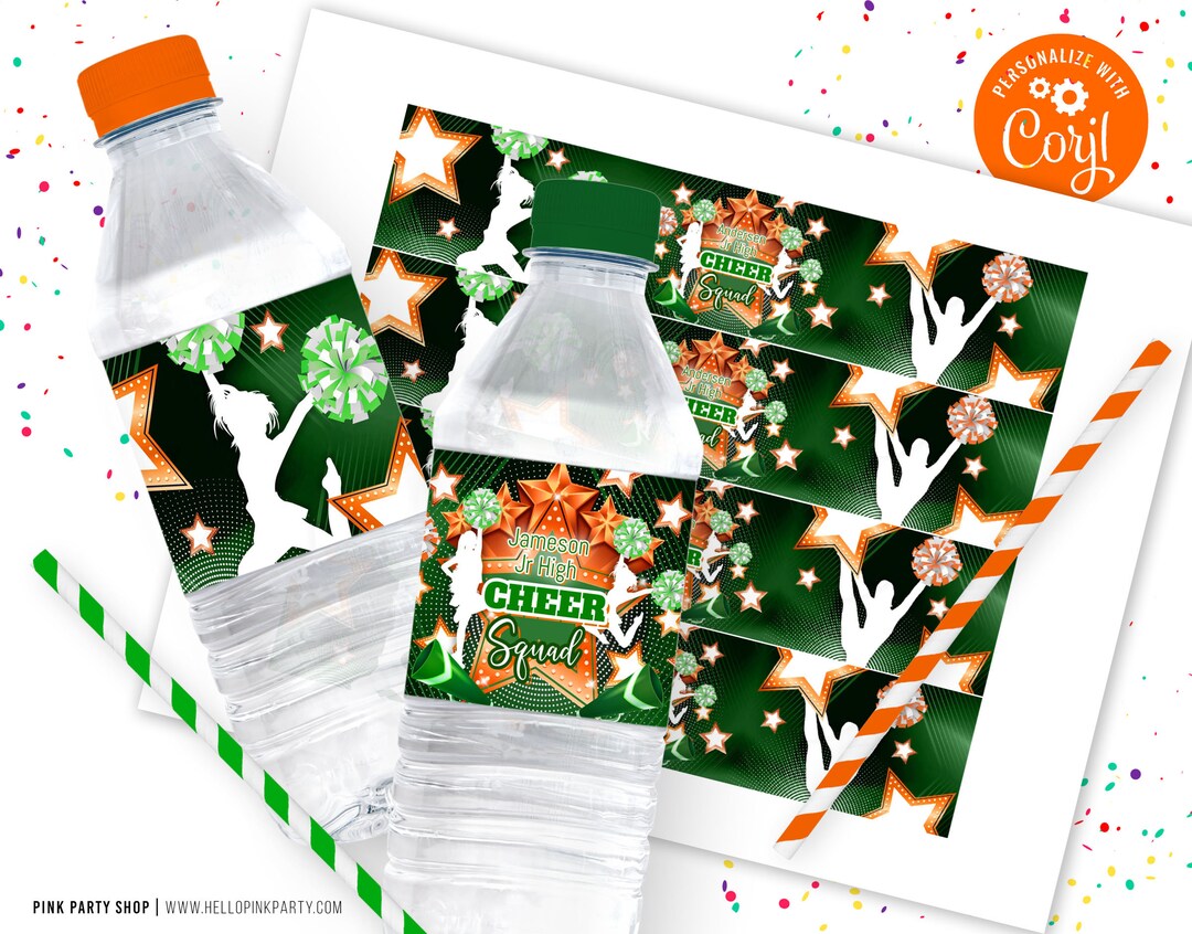 Kids Birthday Water Labels Wrapper, Printable Templates, Kids Birthday ...