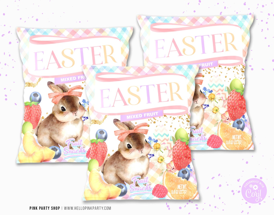 Easter Candy Bar Wrapper Printable Templates Egg Hunt - Etsy