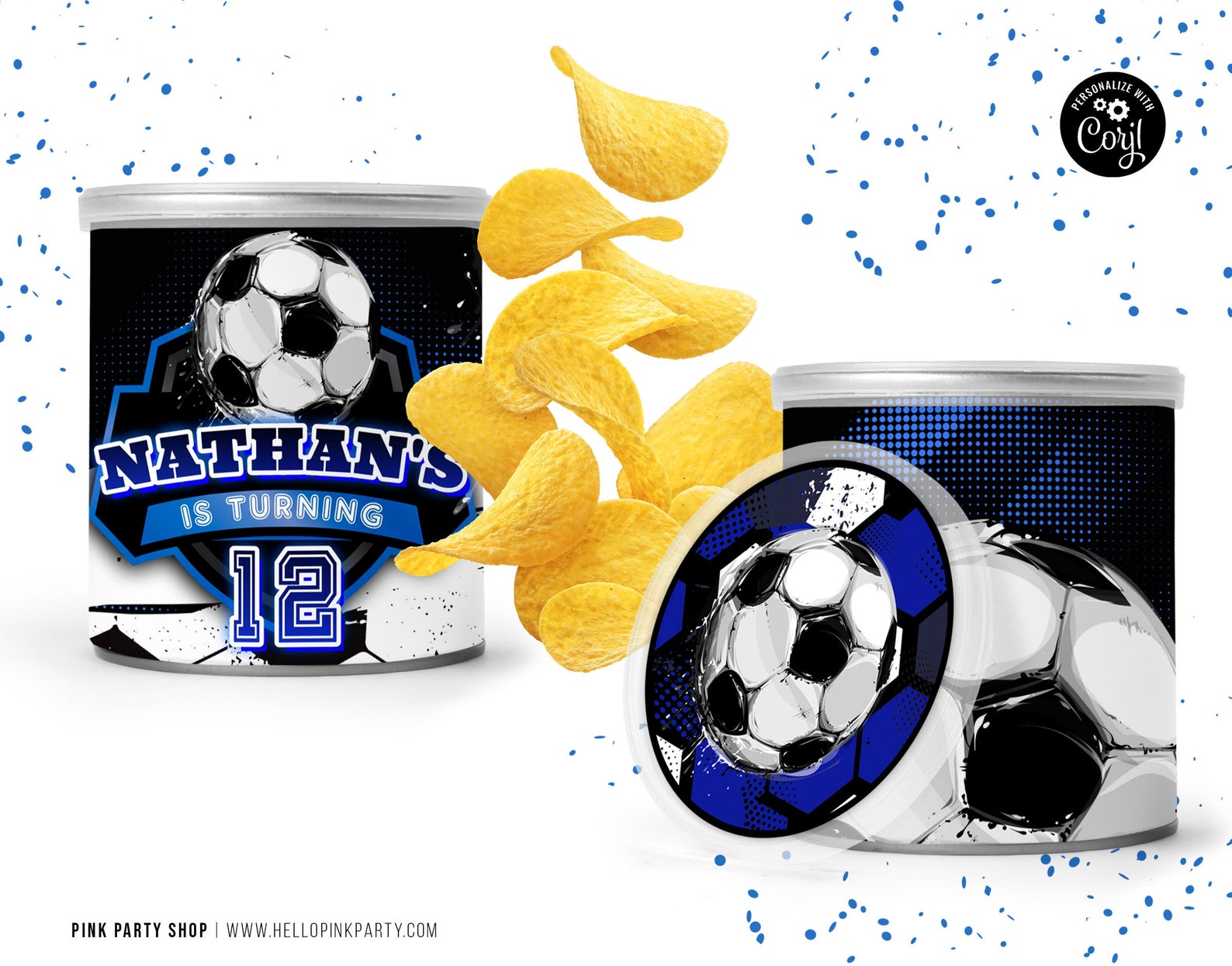 Soccer Birthday Party Bundle Kit Template Printable Football - Etsy