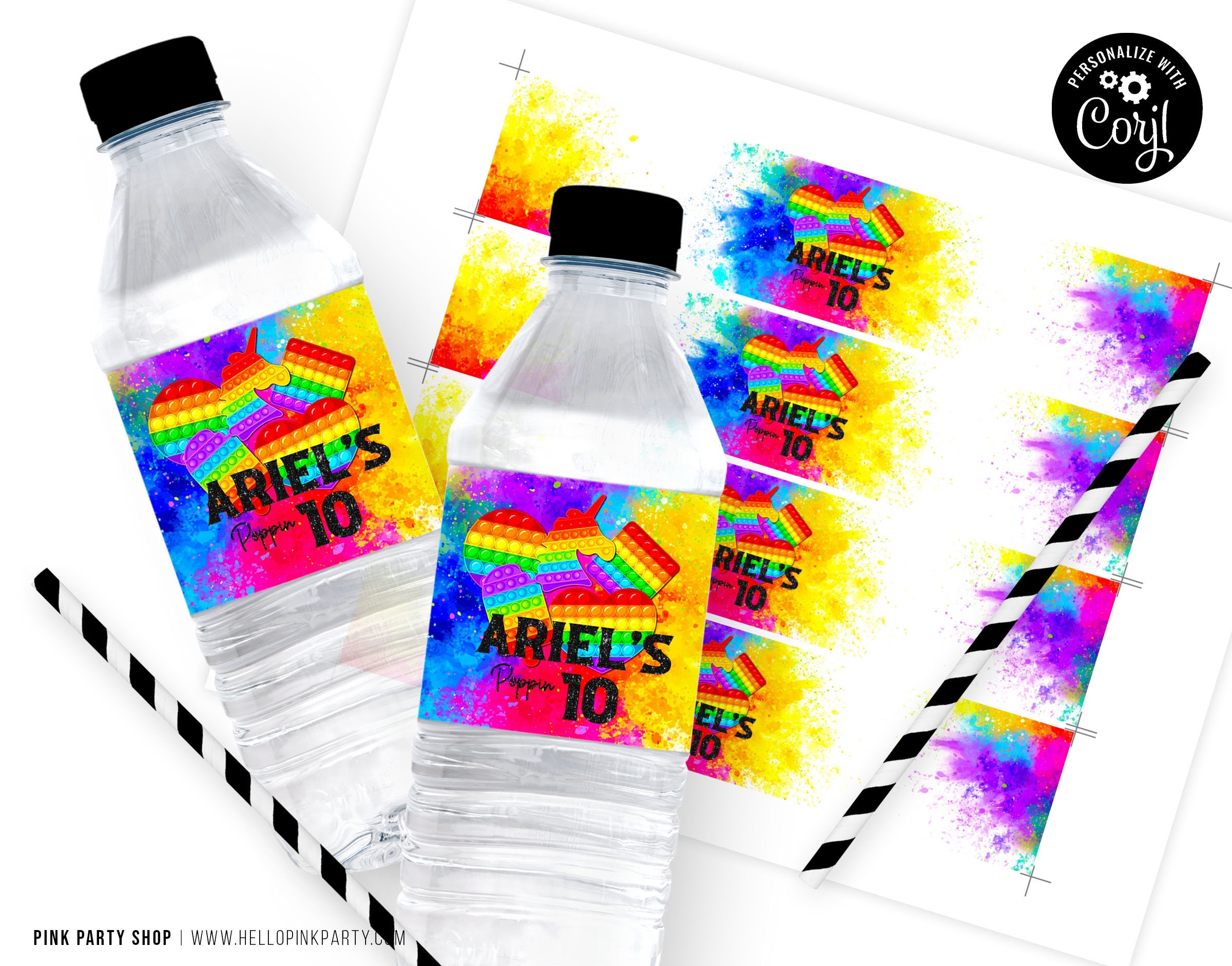 Kids Birthday Party Bundle Kit Template Printable Kids - Etsy