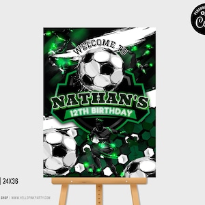 Soccer Birthday Party Bundle Kit, Template Printable, Football Birthday ...