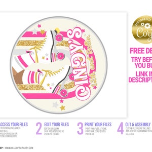 Editable Birthday Charger Insert, Printable Template, Birthday Charger ...