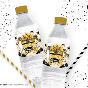 Cheerleading Squad Chip Bags, Chip Bag Template, Cheerleader Chip Bag ...