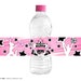Cheerleading Water Labels Wrapper Printable Templates, Cheer Squad ...