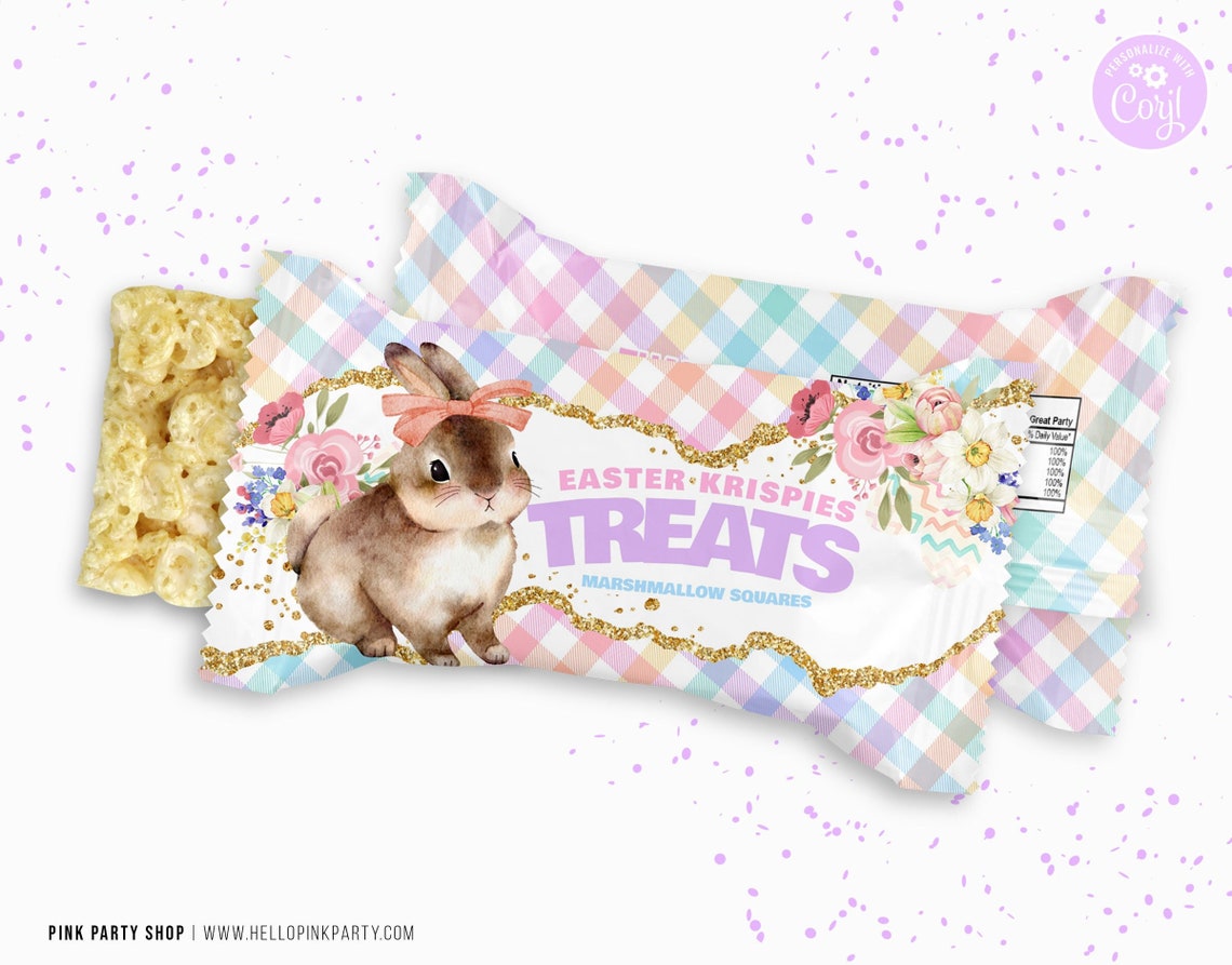 Easter Candy Bar Wrapper Printable Templates Egg Hunt - Etsy