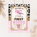 Cowgirl Birthday Printable Welcome Sign Template, Rodeo Western ...