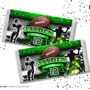 Football Birthday Party Bundle Kit Template Printable American Football ...