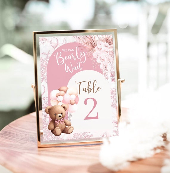Baby Shower Table Number Cards Buy Baby Shower Cards & Accessories At