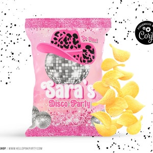 Disco Cowgirl Birthday Party Bundle Kit, Template Printable, Rodeo ...