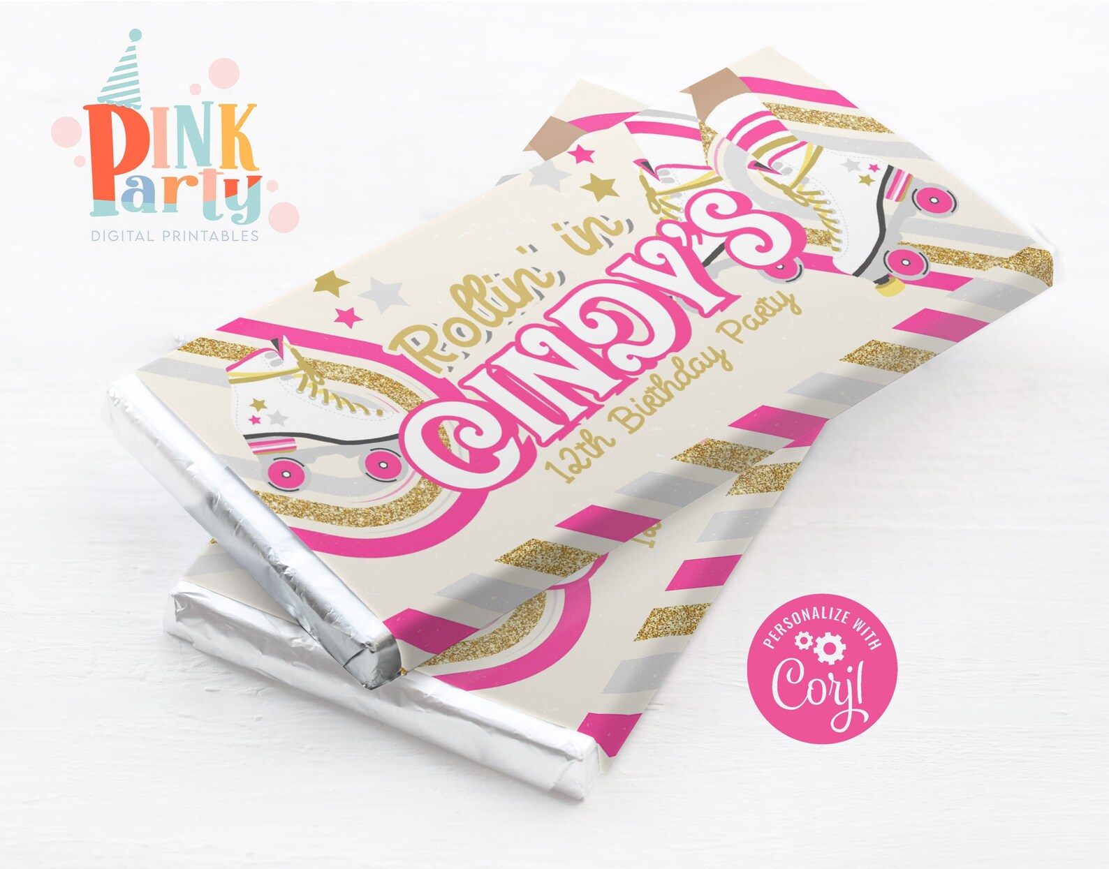 Kids Birthday Candy Bar Wrapper Template Printable Kids | Etsy