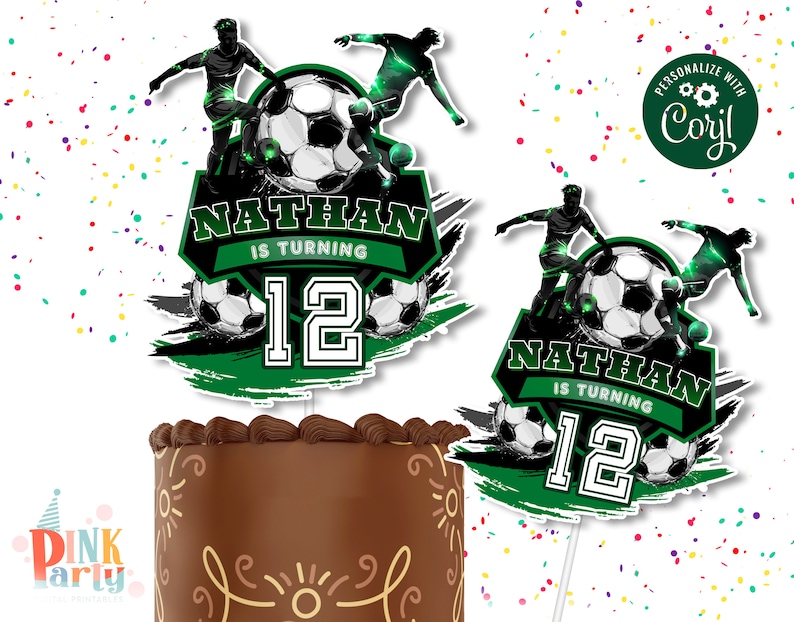 Editable Birthday Cake Topper Printable Template Birthday - Etsy