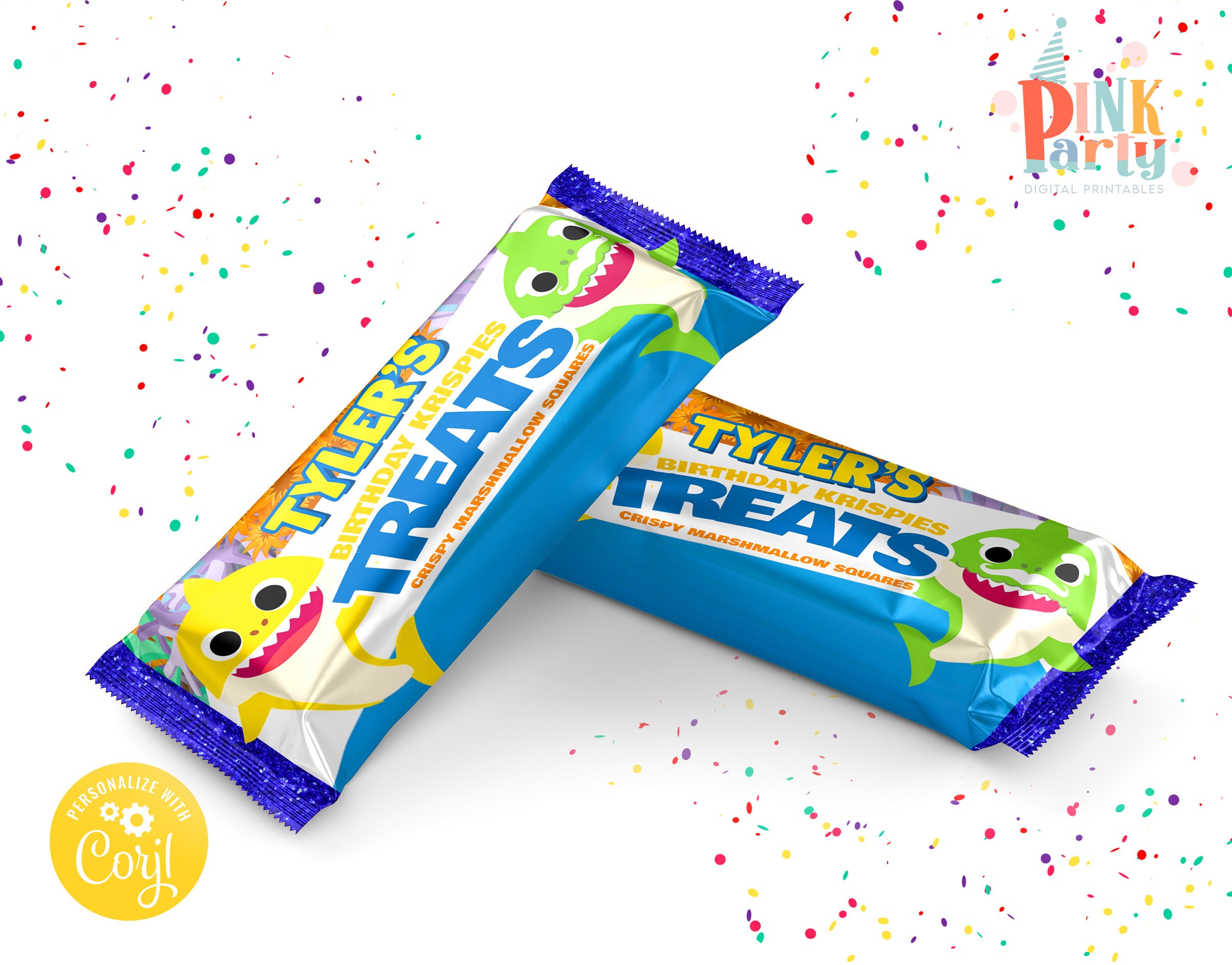 Kids Birthday Candy Bar Wrapper Printable Templates Kids - Etsy