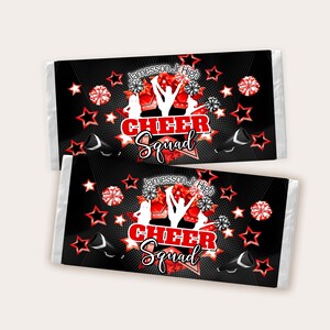 Cheerleading Squad Chip Bags, Chip Bag Template, Cheerleader Chip Bag ...