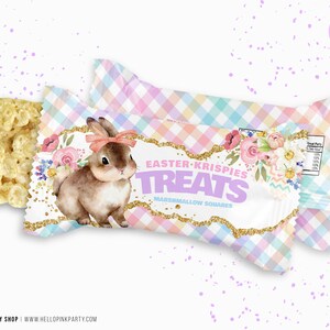 Easter Fruit Snacks Bag Template Printable, Egg Hunt Party Snack Bag ...