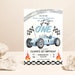 Editable Fast One Birthday Invitation Party Race Car First Birthday 1st ...