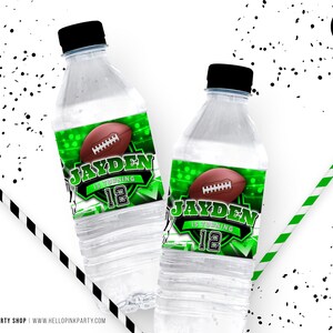 Football Birthday Party Bundle Kit Template Printable American Football ...