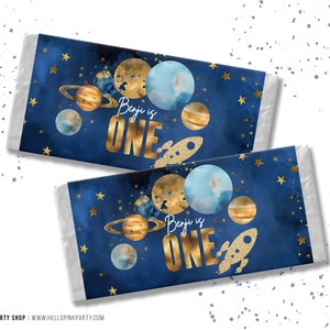 Outer Space Birthday Party Bundle Kit, Template Printable, Galaxy ...