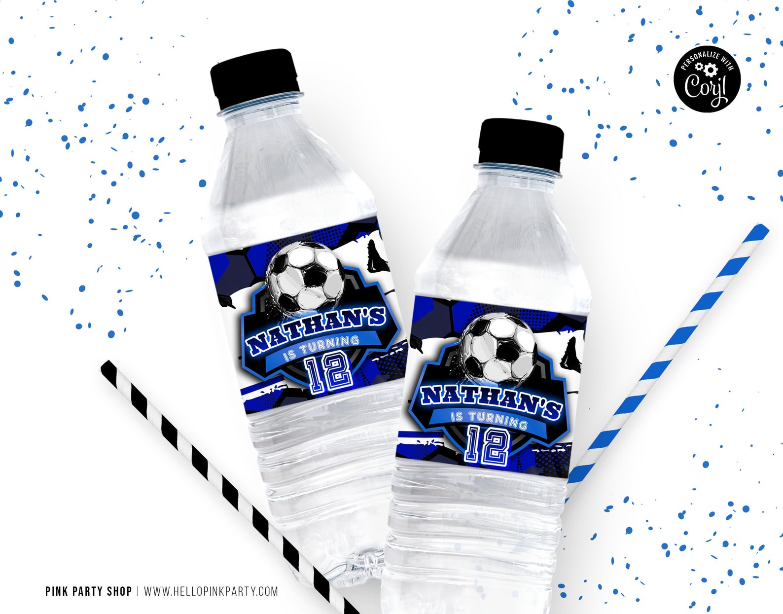 Soccer Birthday Party Bundle Kit Template Printable Football - Etsy