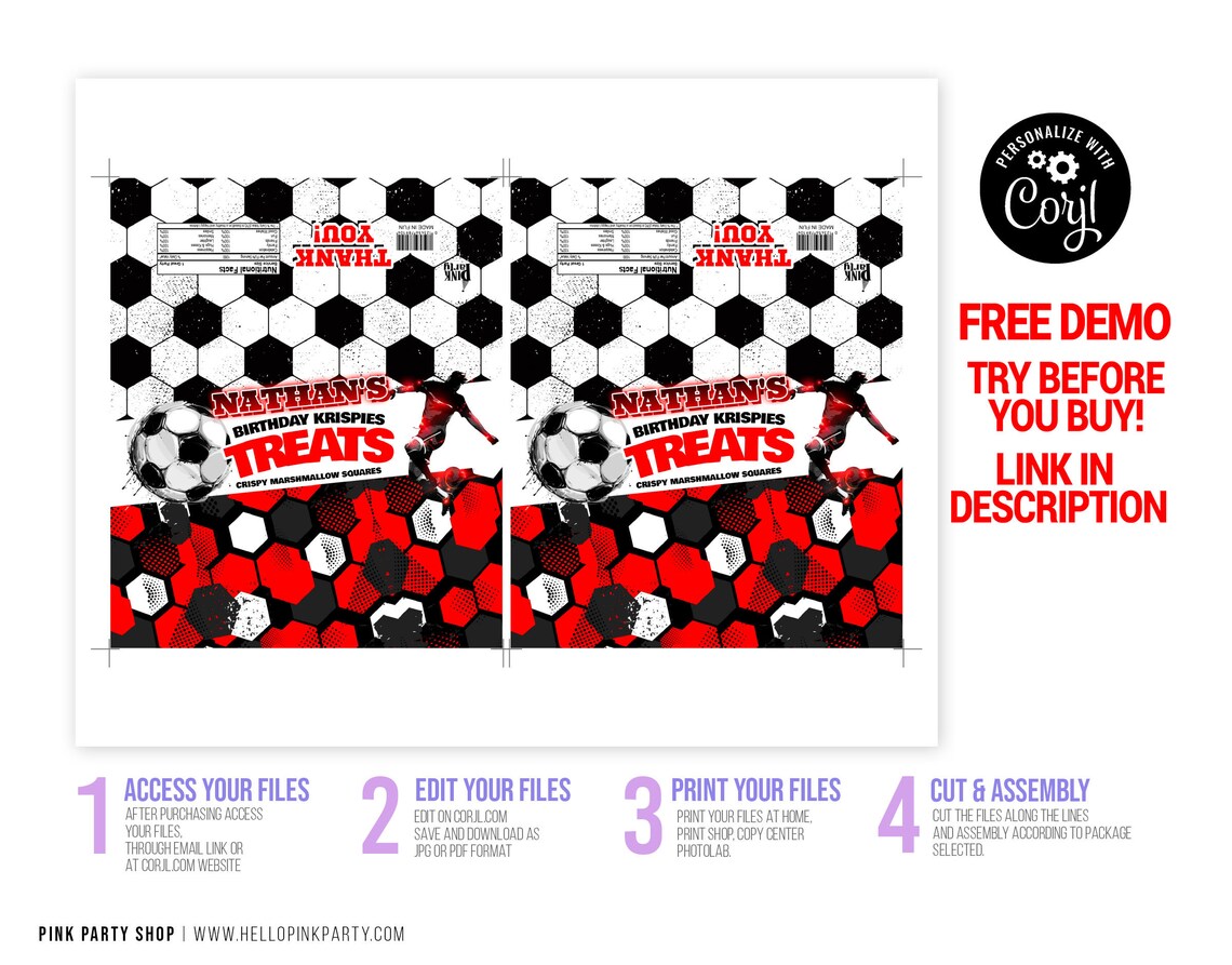 Kids Birthday Candy Bar Wrapper Printable Templates Kids - Etsy