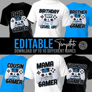 Gamer Birthday Candy Bar Wrapper, Template Printable, Gaming Birthday ...