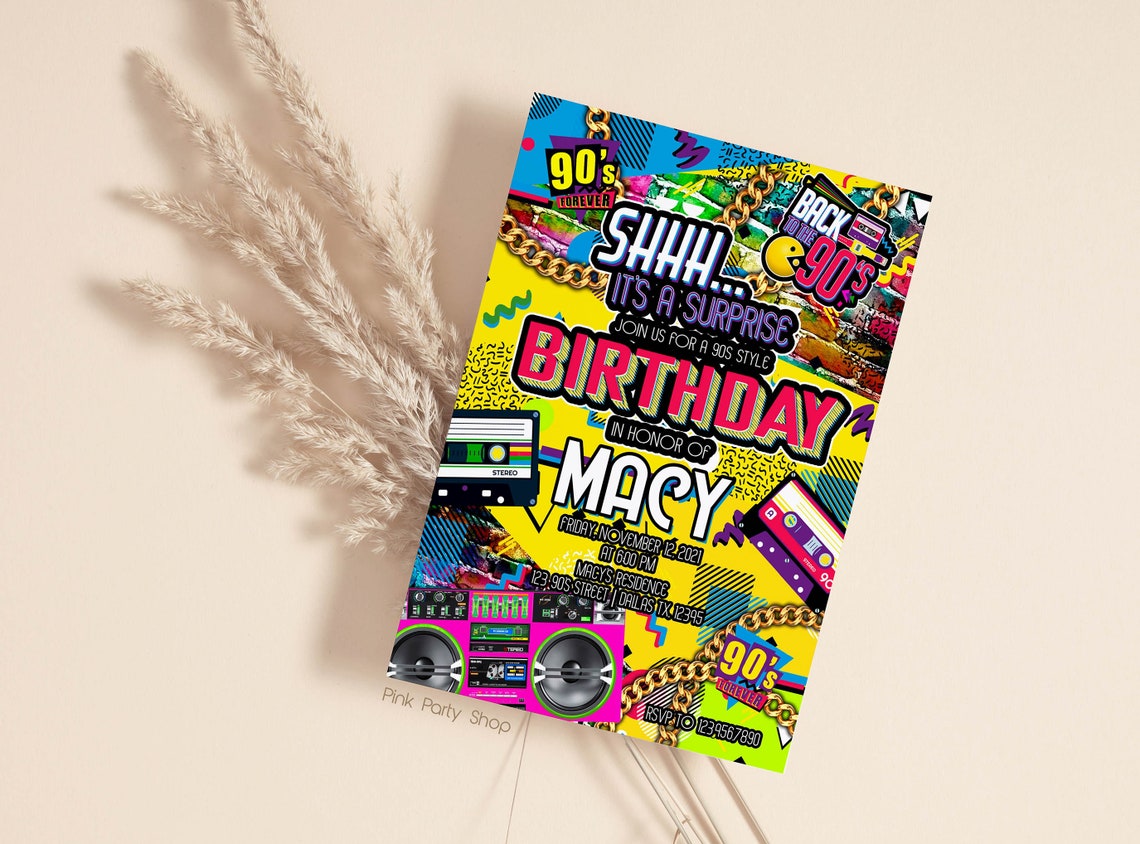 Editable Birthday Invitation Template Printable Birthday - Etsy