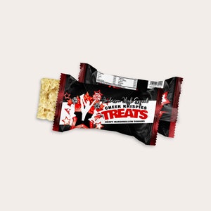 Cheerleading Squad Chip Bags, Chip Bag Template, Cheerleader Chip Bag ...