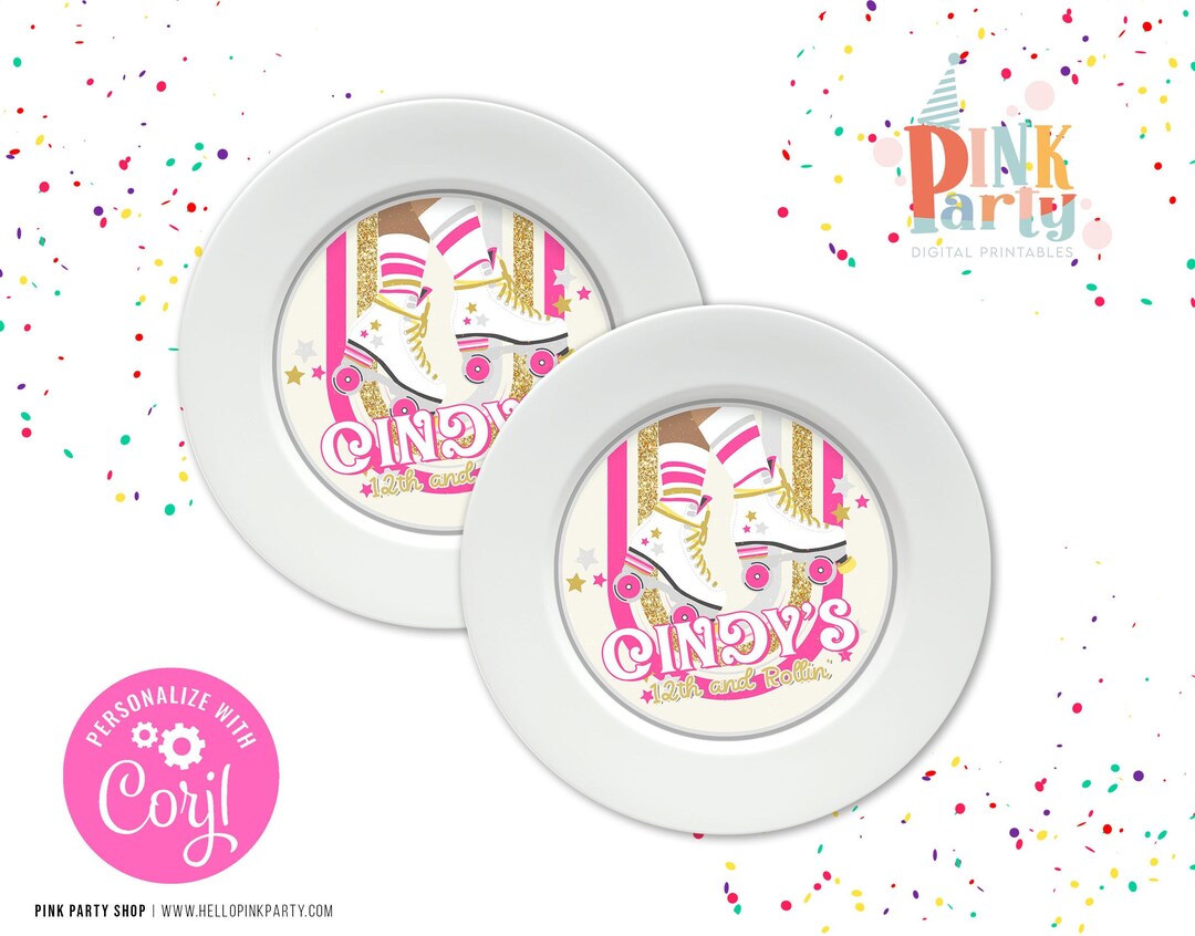 Editable Birthday Charger Insert, Printable Template, Birthday Charger ...