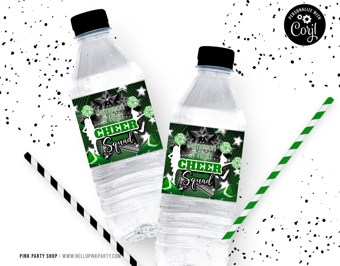 Kids Birthday Water Labels Wrapper, Printable Templates, Kids Birthday ...