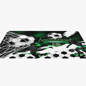 SOCCER PRINTABLE PLACEMAT, Soccer Football Editable Printable Place Mat ...