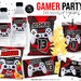Gamer Birthday Candy Bar Wrapper, Template Printable, Gaming Birthday ...