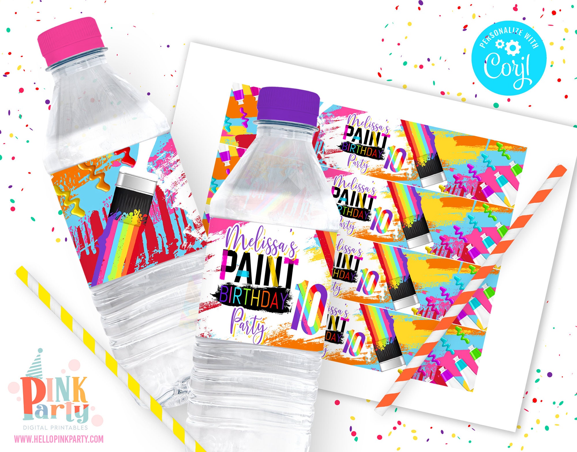 Kids Birthday Bundle Template Printable Kids Birthday Chip - Etsy