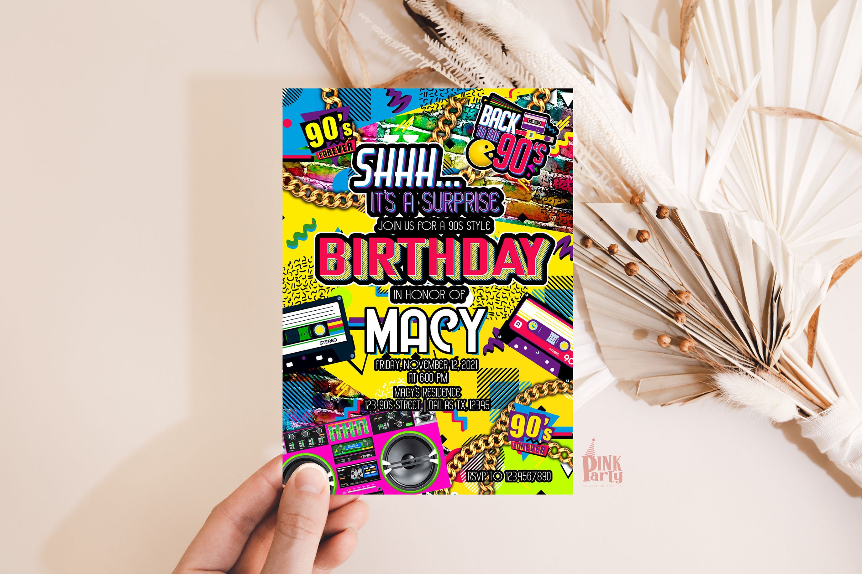 Editable Birthday Invitation Template Printable Birthday - Etsy