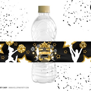 Cheerleader Team Birthday Party Bundle Kit, Template Printable, Cheer ...