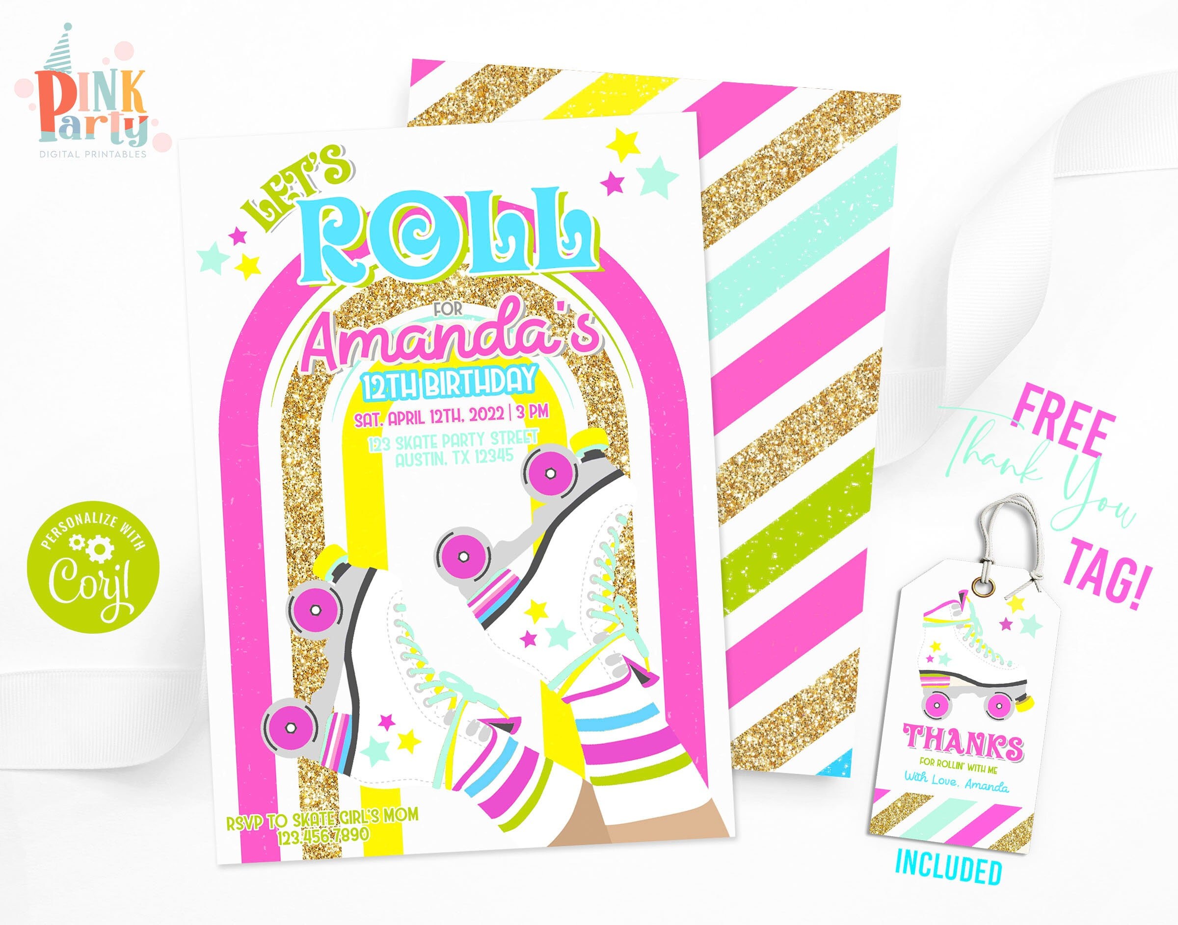 Kids Birthday Invitation Template Printable Kids Birthday - Etsy