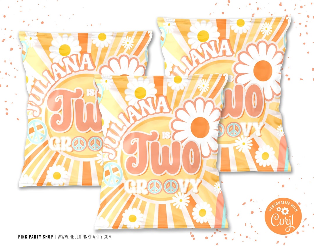 Kids Birthday Fruit Snacks Bag Template Printable, Kids Birthday Snack ...