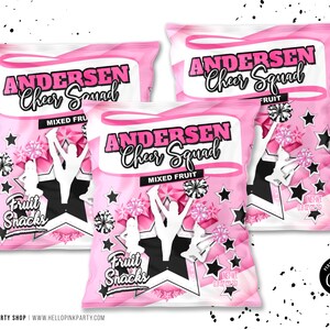 Cheerleader Candy Bar Wrapper Template Printable Cheer Team Squat ...