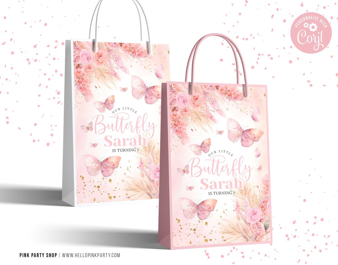 Kids Birthday Loot Gift Bag Labels, Printable Templates, Kids Birthday ...