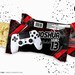 Gamer Birthday Candy Bar Wrapper, Template Printable, Gaming Birthday ...