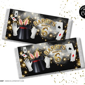 MAGICIAN Birthday Party Bundle Kit, Template Printable, MAGIC SHOW ...
