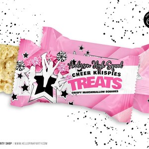 Cheerleader Candy Bar Wrapper Template Printable Cheer Team Squat ...