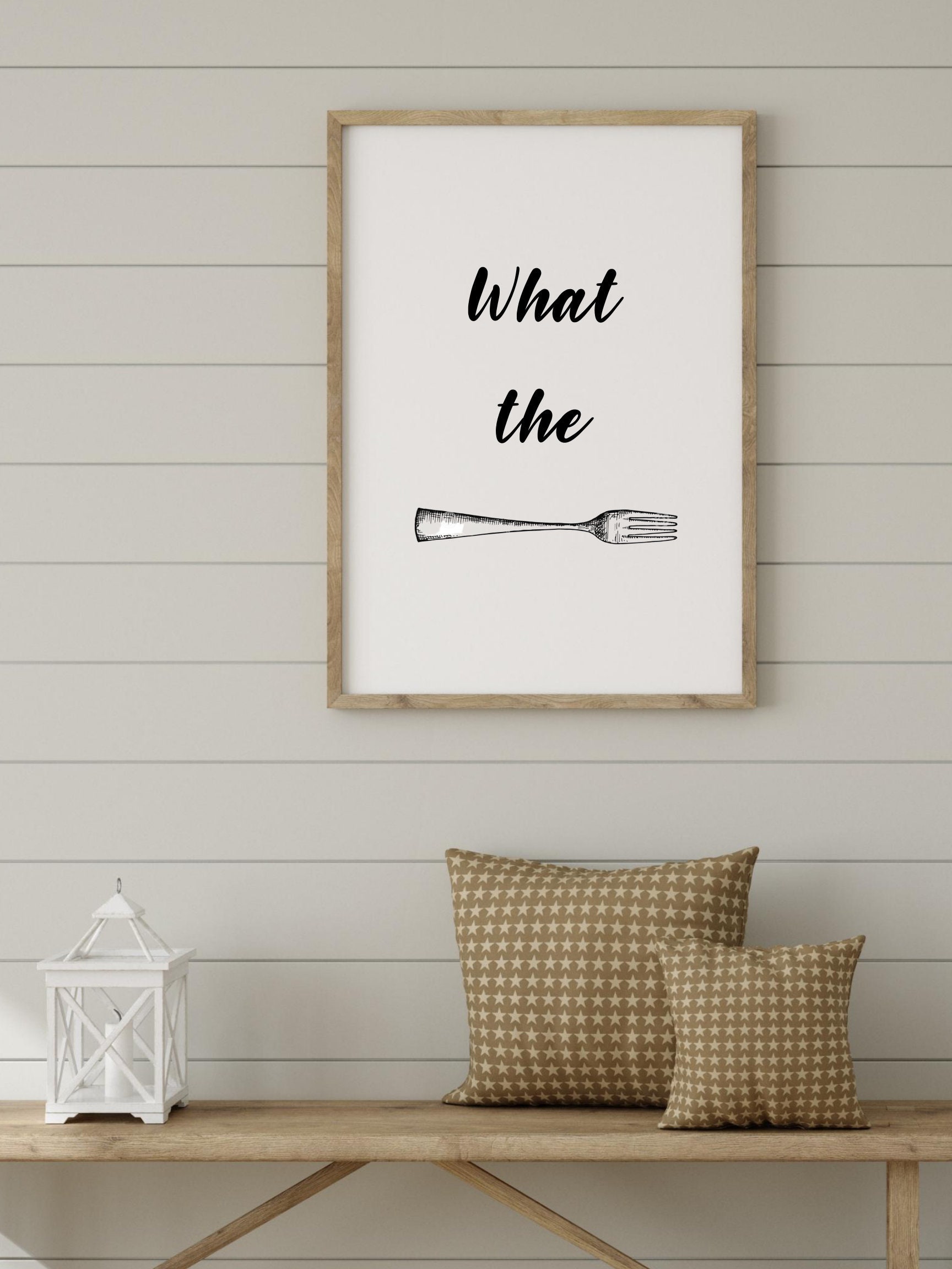 What the Fork Sign Digital Download Quick Turnaround - Etsy