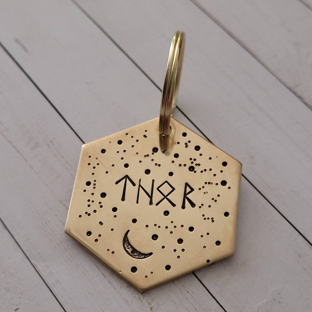 LAGUZ Runes, Dog Tags, Cat Tags, Norse, Viking, Trees, Mountains ...