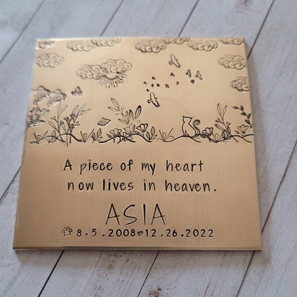 Dedication Plaque - Etsy